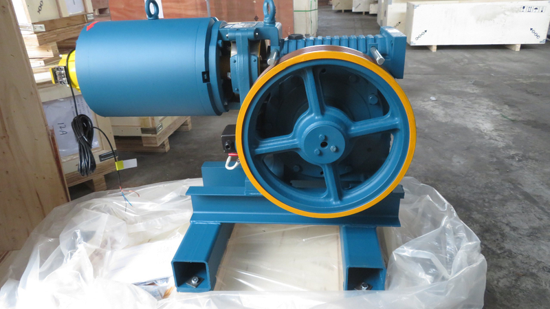 Professional Good Price Elevator Traction System Elevator Geared ...