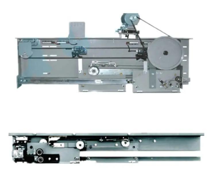 2 Panels Side Opening Elevator Door Operator and Elevator Landing Door ...